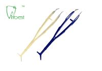 China Oral Examination Dental Tweezer ABS Handle Stainless Steel Head for sale