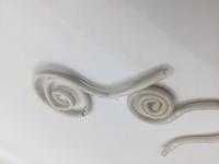 China Dental Flex Bend Saliva Ejector Tips White Tongue Holder With 5 Suction Holes for sale
