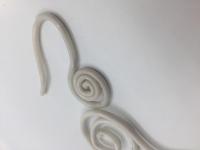 China Dental Flex Bend Saliva Ejector Tips White Tongue Holder With 5 Suction Holes for sale