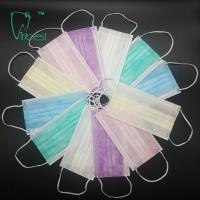 China Anti Bacteria Disposable Non Woven Face Mask 3 Ply Surgical With Tie On for sale
