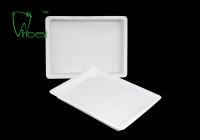 China Small 19x14.8cm PP Plastic Dental Instrument Trays for sale