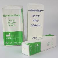 China Dental Square Disposable Medical Non Woven Gauze for sale