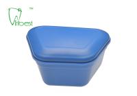 China Disposable PP Dental Teeth Retainer Case Box With Hole for sale