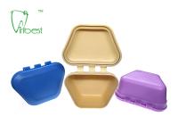 China Disposable PP Dental Teeth Retainer Case Box With Hole for sale