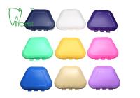 China Disposable PP Dental Teeth Retainer Case Box With Hole for sale