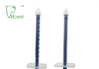 China Medical disposable Syringe with Needle 1ml Luer Lock Slip Plastic Dental Syringe for sale