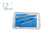 China Metal Plastic 5 In 1 Disposable Dental Kit 5in1 Dental Kit For Examination for sale