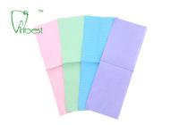 China 2 Ply Paper 1 Ply Film Disposable Dental Bibs 33x45cm Without Tie for sale