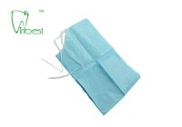 China 2 Ply Paper 1 Ply Poly Disposable Dental Bibs Dental Protective Wear With Tie for sale