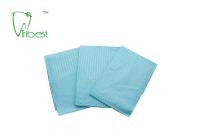 China 2 Ply Paper 1 Ply Poly Disposable Dental Bibs Dental Protective Wear With Tie for sale
