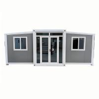 China Double Wing Prefab Expandable Container House Contemporary Design Style for sale