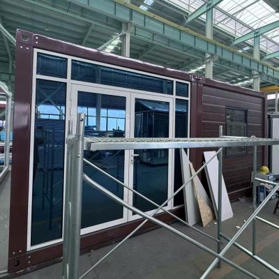 China Double-Panel Glass Curtain Module Galvanized Frame Plug Play Design for sale