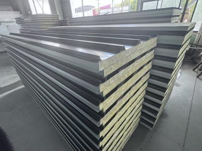 China Rock Wool Corrugated Board A1 Fireproof Thermal Insulation Panel With 0.020-0.024 W/mK Thermal Conductivity for sale