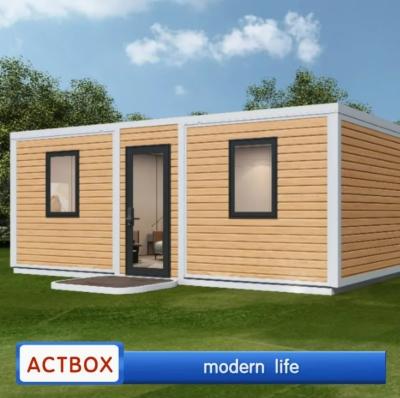 China Fast Installation 20FT Expandable Container House 40 Year Lifespan 6t Weight for sale