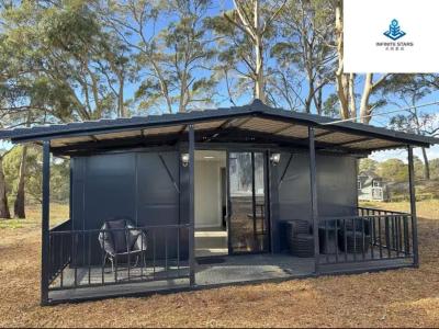China Dual-Wing Expandable Container House with Up to 2x Transport Width and 4-8 Hour Installation for sale