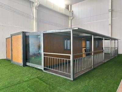 China 40ft Expandable Container Home with 2 Bedrooms and 75mm Sandwich Panels - 5-Year Warranty Included for sale