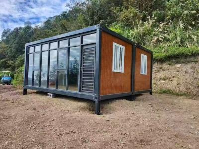 China 20ft Expandable Container Home with 8ft Width 8.5ft Height and 16ft Expanded Width for Maximum Space Efficiency for sale