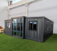China Expandable Container House with Q235B/Q345B Steel Frames, 15mm Fiber Cement Floor, and 15+ Year Lifespan for sale
