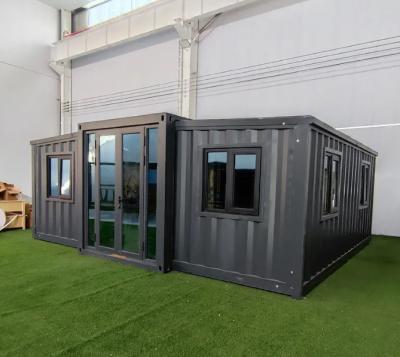 China Expandable Container House with Q235B/Q345B Steel Frames, 15mm Fiber Cement Floor, and 15+ Year Lifespan for sale