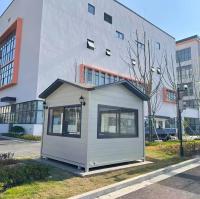 China Heavy-duty Steel Prefabricated Guard Booth with Ballistic-resistant Materials and Fully Assembled Delivery for sale