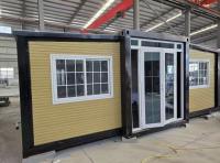 China Fold-out Design Expandable Container House with High-grade Galvanized Steel and Rock Wool Insulation for sale
