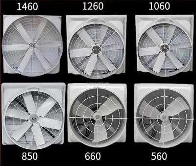 China Hot Sale Poultry Farm FRP Ventilation Fan Chicken House Window Fiberglass Exhaust Fan Size for Warehouse Factory Livestock Farm for sale
