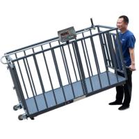 China Movable livestock scale for sale