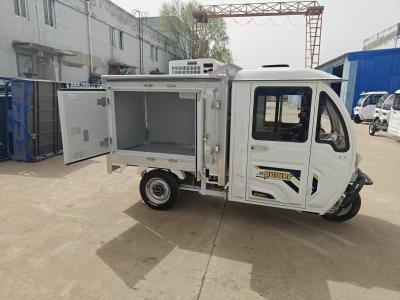 China Electric Refrigerated Cargo Tricycle With Closed Cabin for sale
