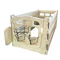 China Indoor HDPE Plastic Calf Hutch for sale