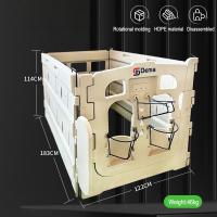 China Indoor HDPE Plastic Calf Hutch for sale