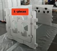 China Indoor HDPE Plastic Calf Hutch for sale