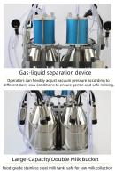 China Piston Milking Machine-Double Bucket for sale