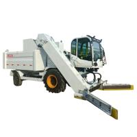 China 56Kw / 75 hp Diesel Cow Dung Cleaning Machine with Manganese Steel Scraper and Automatic Discharge for Livestock Farms for sale
