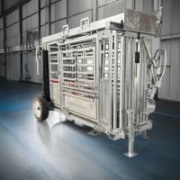 China Hot Dip Galvanized Cattle Squeeze Chute for sale