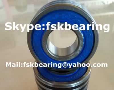 China Skid Resistance Deep Groove Ball Bearing Colour Rubber ABEC -5 for sale