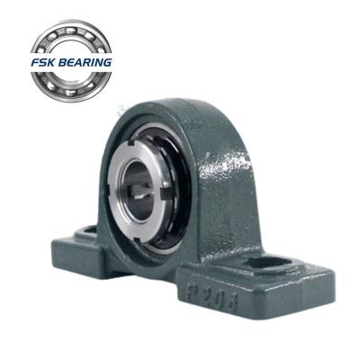 China Cast Iron UKP328 Two Bolt Pillow Housing 125*388*620 mm For Heavy Mining Equipment for sale