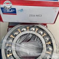 China High Speed 2316 M/C3 Self-Aligning Ball Bearing 80*170*58mm Light Load And Low Friction for sale
