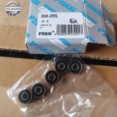 China USA Market 694-2RS Deep Groove Ball Bearings 4*11*4mm Single Row for sale
