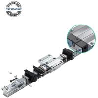 China Highly Precise R163211420 Linear Bearing Slider Guide Rail For Automatic Machine Tools for sale