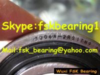 China 3206A-2RS1 TN9 Angular Contact Ball Bearing With Cup Flange for Air Compressor for sale