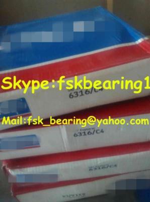 China 6316 / C4   Deep Groove Ball Bearing Open  Ball Bearings Single Row for sale