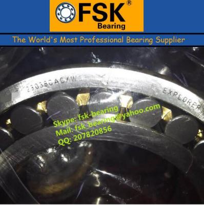 China Brass Cage Spherical Roller Bearings  23038 CAC/W33 Size 190*290*75mm for sale