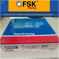China Double Row NU319 ECM Cylindrical Roller Bearing Brass Cage 95 X 200 X 45mm for sale