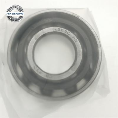 China Single Row 7202CY P5 7202C P5 Angular Contact Ball Bearing 15x35x11 mm Gcr15 Chrome Steel for sale