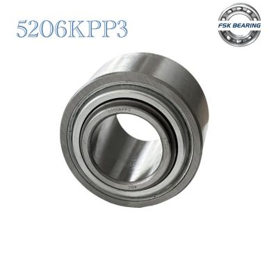 China Long Life 5206KPP3 5203KYY2 52052RS Angular Contact Ball Bearing Round Hole Agricultural Machinery Bearing for sale