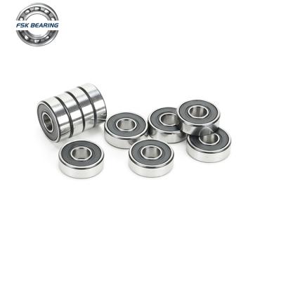 China 608RS Deep Groove Radial Ball Bearing 8*22*7mm Stainless Steel Bare Plate Black Edge Black Chamfer Bearing for sale