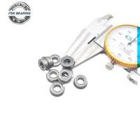 China SMF105ZZ Miniature 5x10x4mm 420 Stainless Steel Flange Bearing Deep Groove Ball Bearing for sale