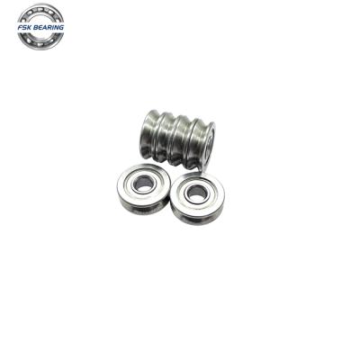 China Hot Sale V624ZZ Miniature Ball Bearing 4*13*4mm With V-Groove Line Bearing Pulley Bearing for sale