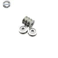 China V604ZZ Miniature Deep Groove Ball Bearing 3*12*4mm Grooved Line Hanging Pulley V Groove Bearing Gcr15 Chrome Steel for sale