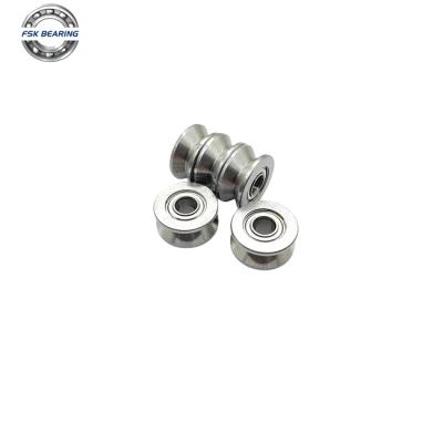 China V624ZZ Miniature Deep Groove Ball Bearing With Crankshaft Groove 4*13*6mm Cable Pulley Bearing for sale